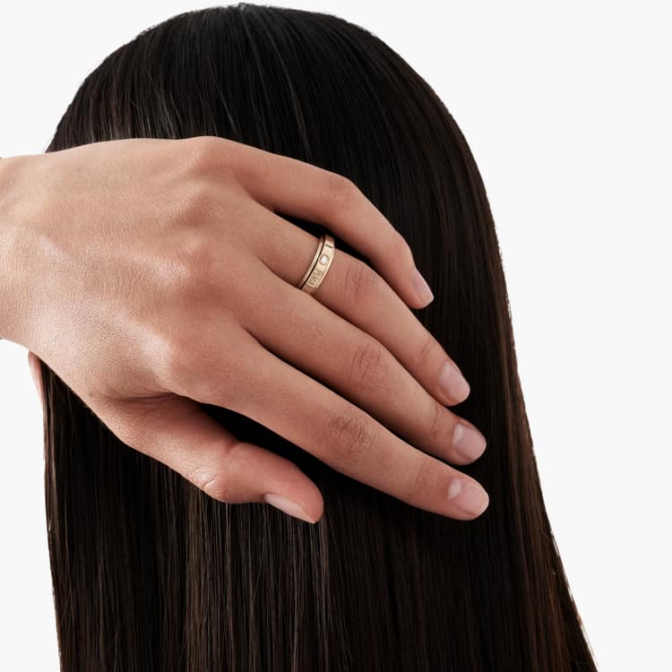 玫瑰金钻石戒指 - Piaget伯爵奢华珠宝G34P9M00